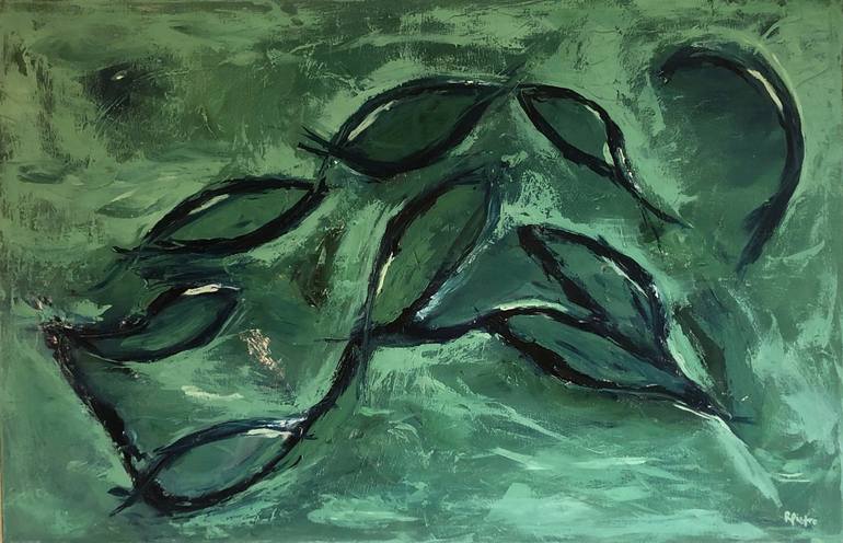 Lake Geneva Painting by Roxane Pietro | Saatchi Art