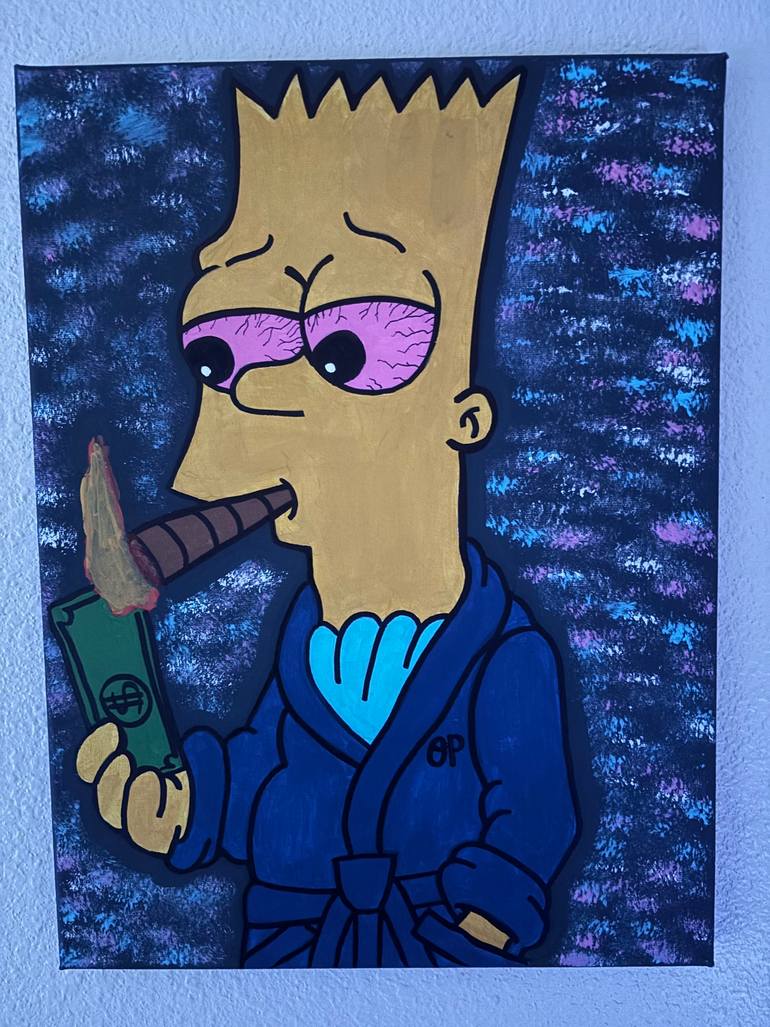 OP Bart Painting by Oscar Pulido | Saatchi Art