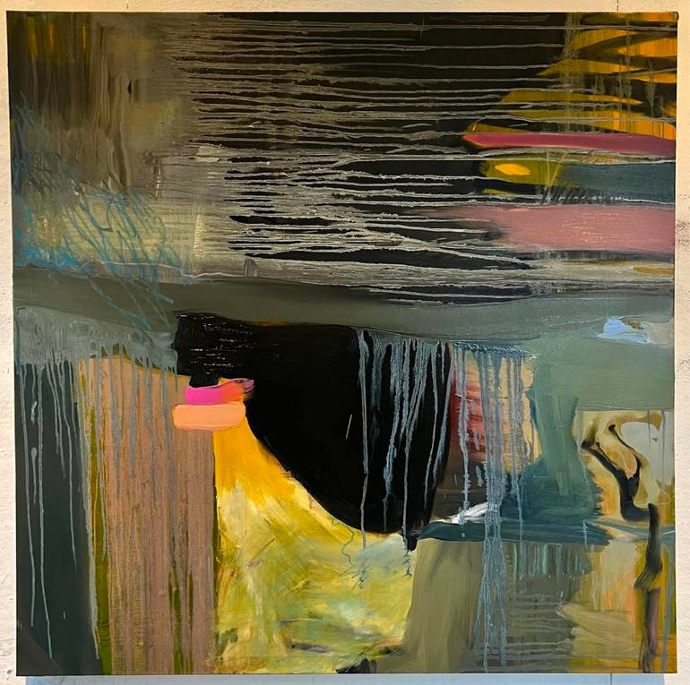 Honey Bee Solar Plexus Painting by Luke Mizer | Saatchi Art