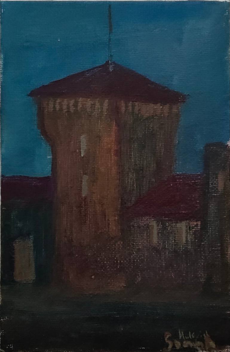 Castle Visconti Painting by Siamion Hulevich | Saatchi Art