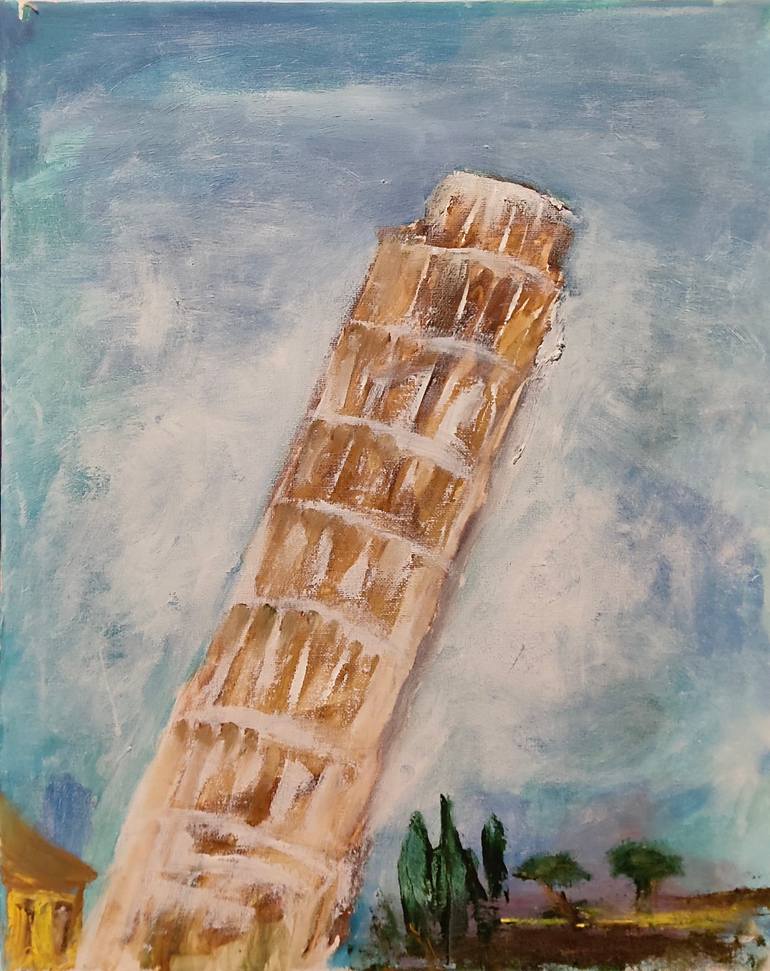 Pisa Painting by Siamion Hulevich | Saatchi Art