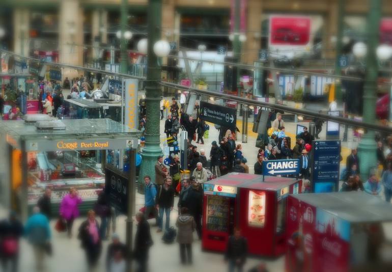 Little Paris - Gare du Nord Photography by Florence Besson | Saatchi Art