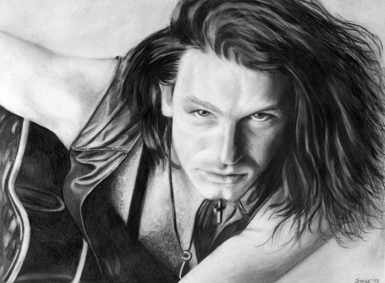 Bono Drawing by Janice Dunbar | Saatchi Art