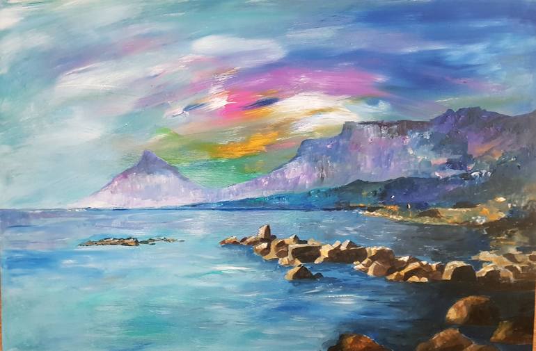 Cape Town Painting by Christopher Page | Saatchi Art