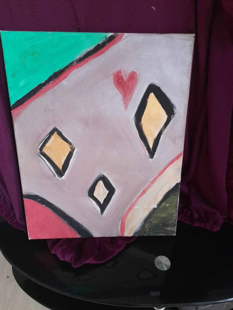 Poker face Painting by sophie pye | Saatchi Art