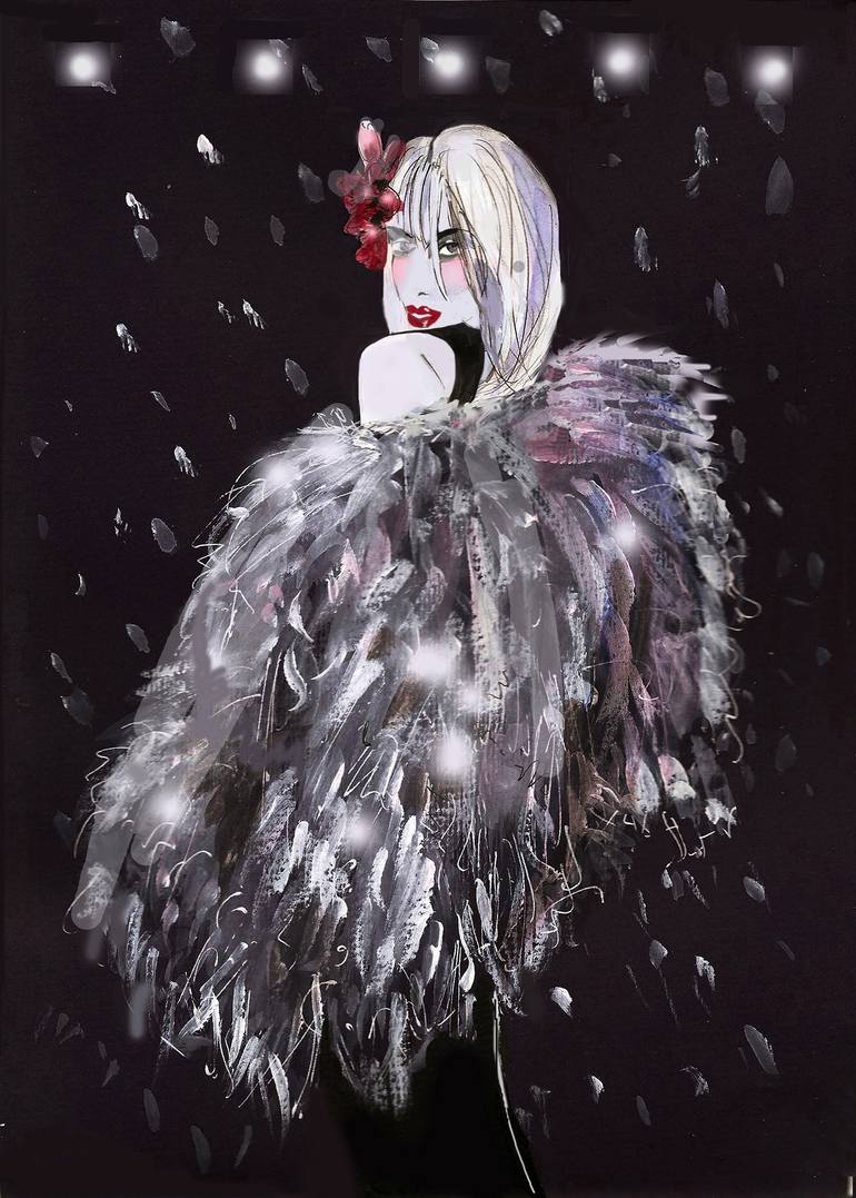 RAGS(Print Edition of 50) Drawing by LEE Bender | Saatchi Art