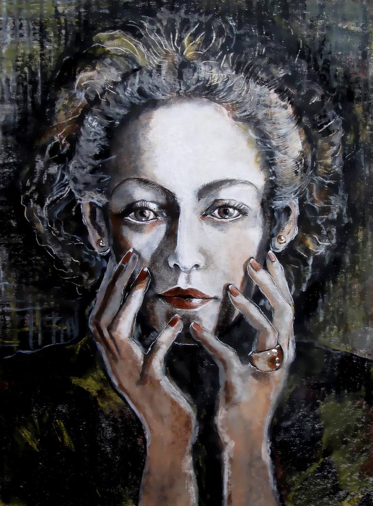 Portrait of Dora Maar Painting by Marion Hallbauer | Saatchi Art