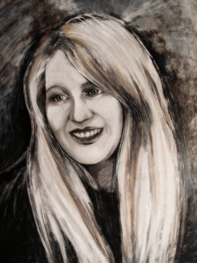 to smile Painting by Marion Hallbauer | Saatchi Art