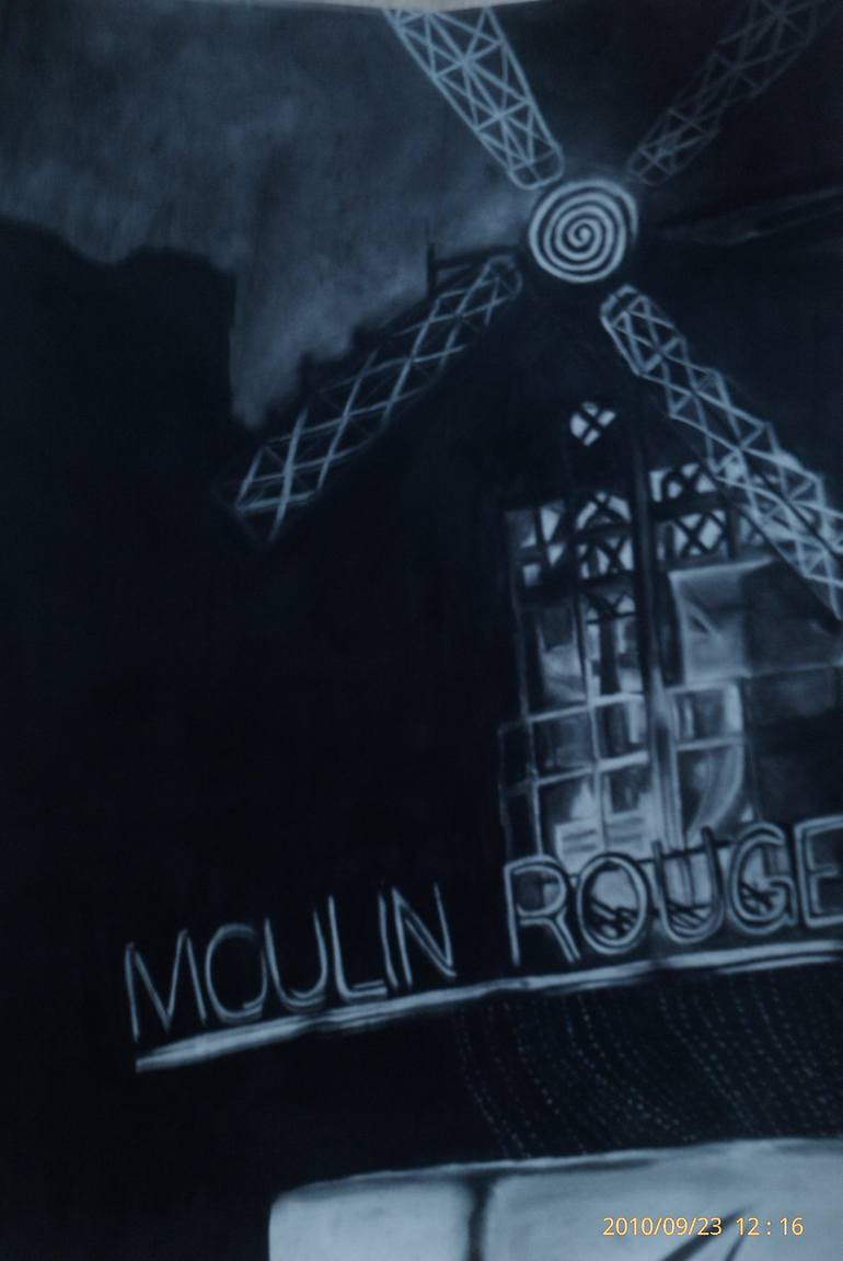 The Moulin Rouge Drawing by jessica ward | Saatchi Art
