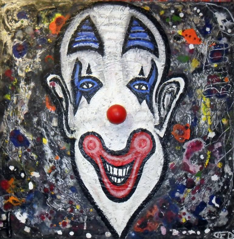BOZO HRT Painting by Ted MacRorie | Saatchi Art