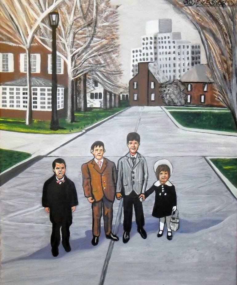 WELCOME TO CREEDMOOR Painting by Ted MacRorie | Saatchi Art