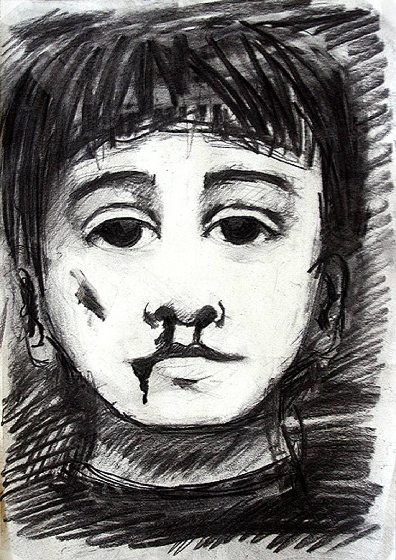 Autoportrait Drawing by Tomas dAsK | Saatchi Art