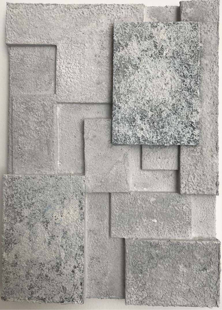 Urban Layers Painting by Rasha Awad | Saatchi Art