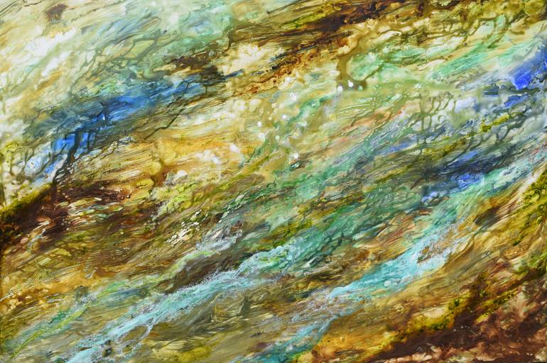 Cascade V Painting by Stephen Yates | Saatchi Art