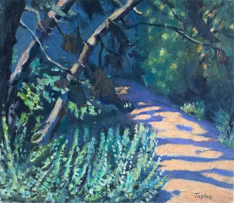 A Path Through the Woods Painting by George Tapley | Saatchi Art