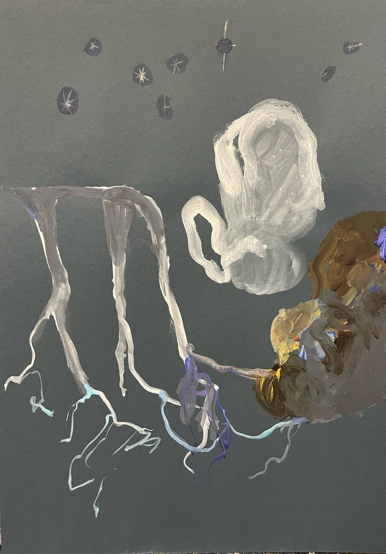 Larvae 2 Painting by Lucy Ivanova | Saatchi Art