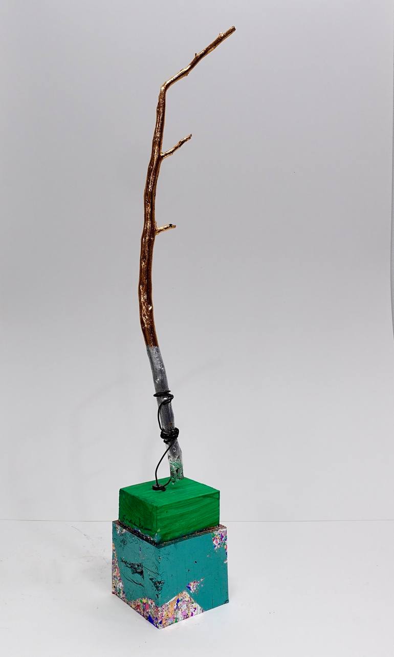 Copper Stick Sculpture by Larry Graeber | Saatchi Art