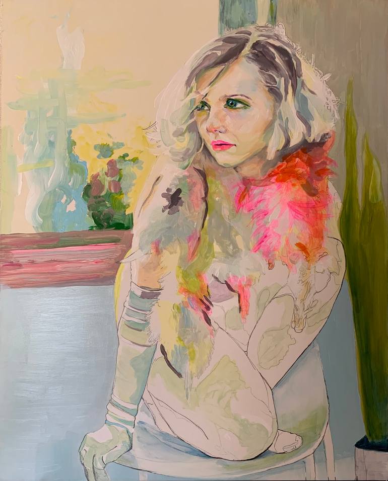 “On your Mark” Painting by Karen Ann Jones | Saatchi Art