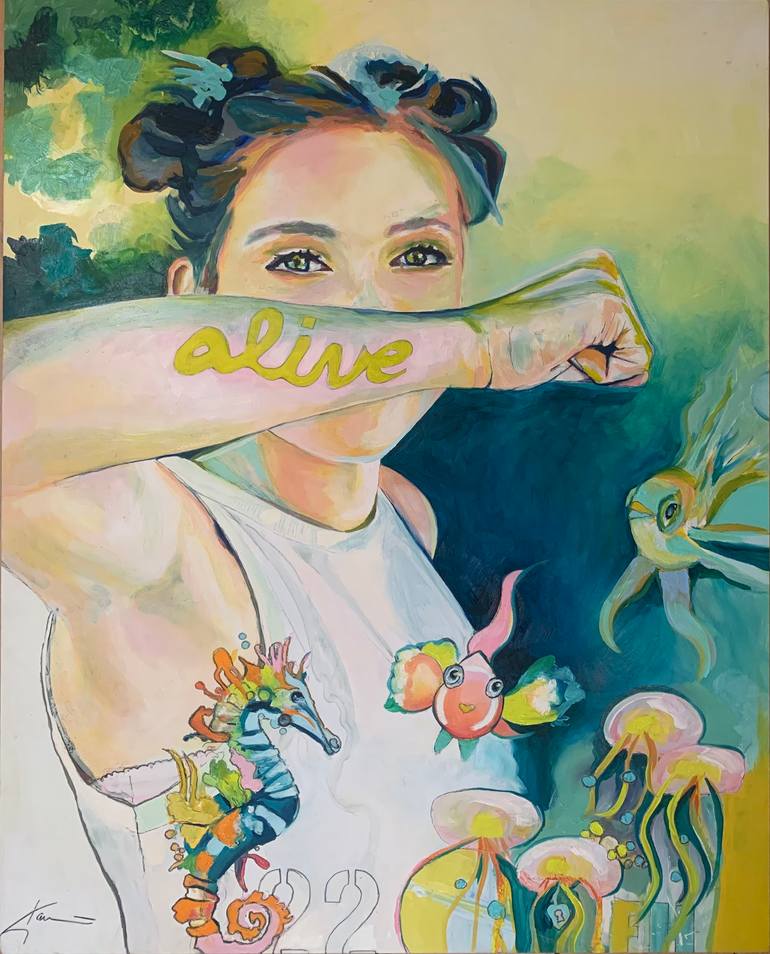 Alive Painting by Karen Ann Jones | Saatchi Art