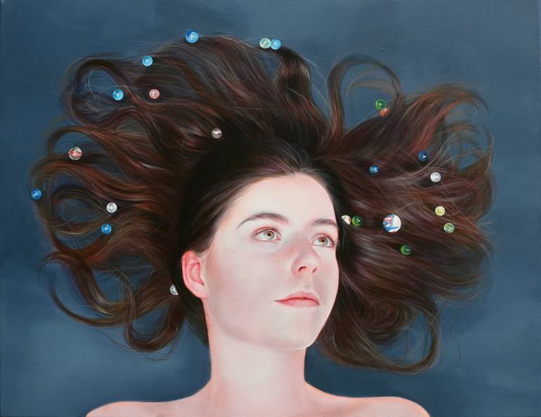 Mandara Painting by Roos van der Vliet | Saatchi Art