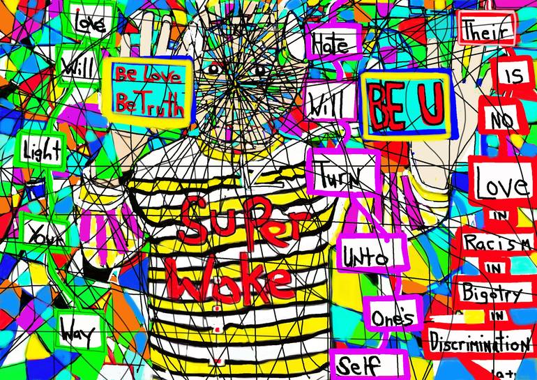 Super Woke Eternal Drawing by Kristy Copenhaver | Saatchi Art