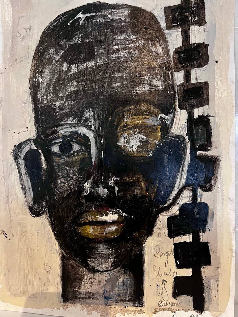 Ladder Painting by Aanu Oduyemi | Saatchi Art