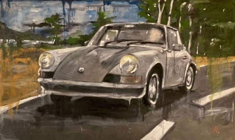 Autobahn Painting by Andrew Connor | Saatchi Art