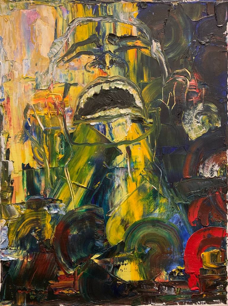 The Cry of the Chaotic Mountain – An Expressionist Masterpiece Painting ...