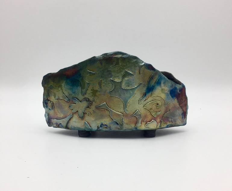 Golden Mountains Sculpture by Ri Van Veen | Saatchi Art