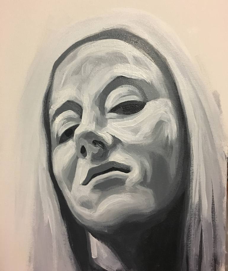 Smug Blonde Painting by Seamas Culligan | Saatchi Art