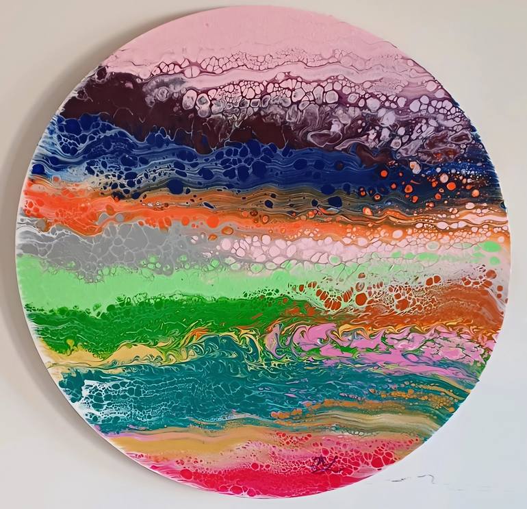 Gratitude Glow – Vibrant Abstract Art | Uplifting & Joyful Decor ...