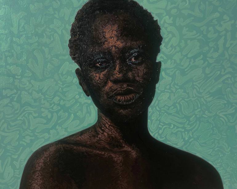 Unfamiliar State Painting by Joshua Adarkwa | Saatchi Art