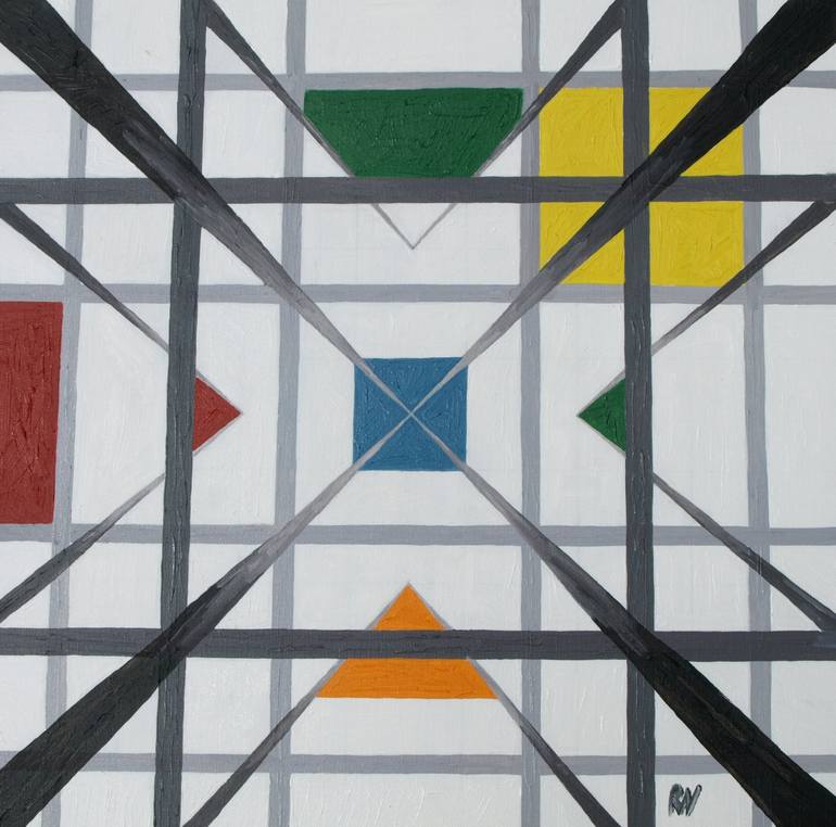 PAINTING IN THE 5TH DIMENSION NO.6 Painting by Ronis Varlaam | Saatchi Art