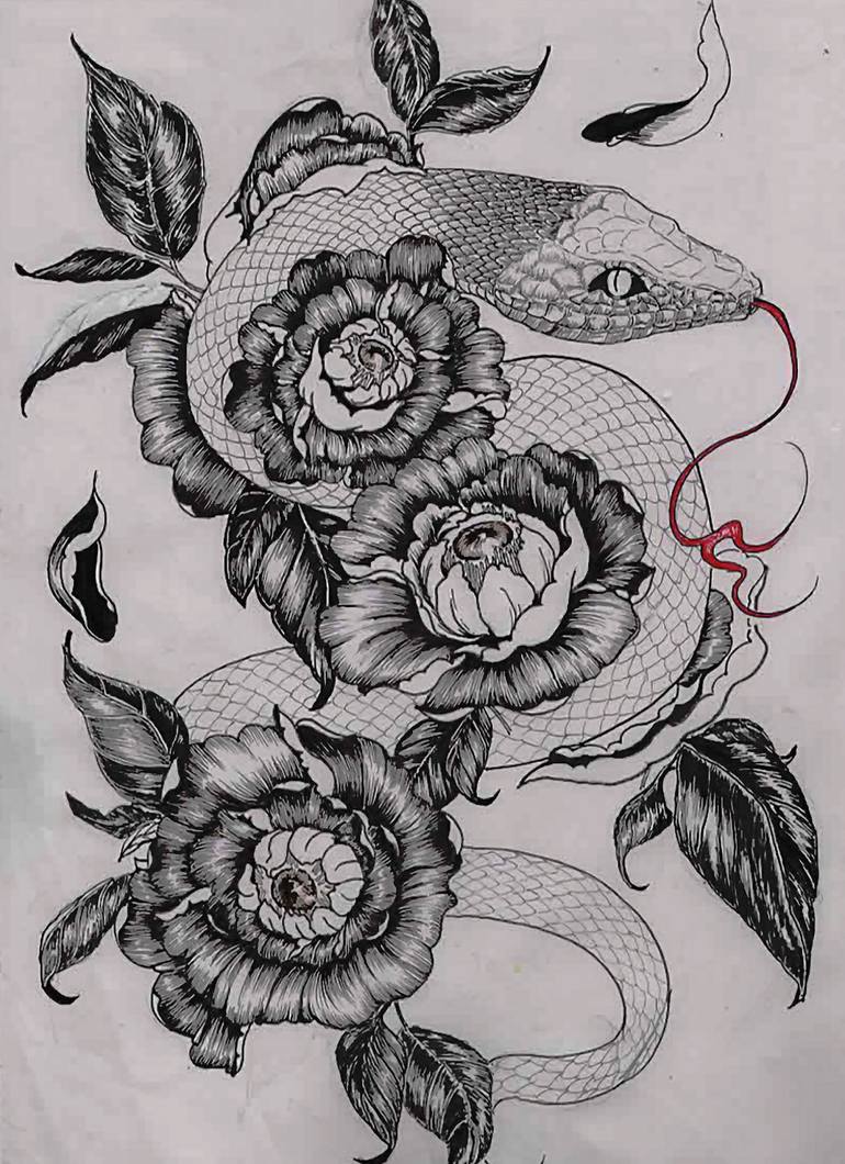 Eden's Paradox II Drawing by Alexias Panayi | Saatchi Art United Kingdom