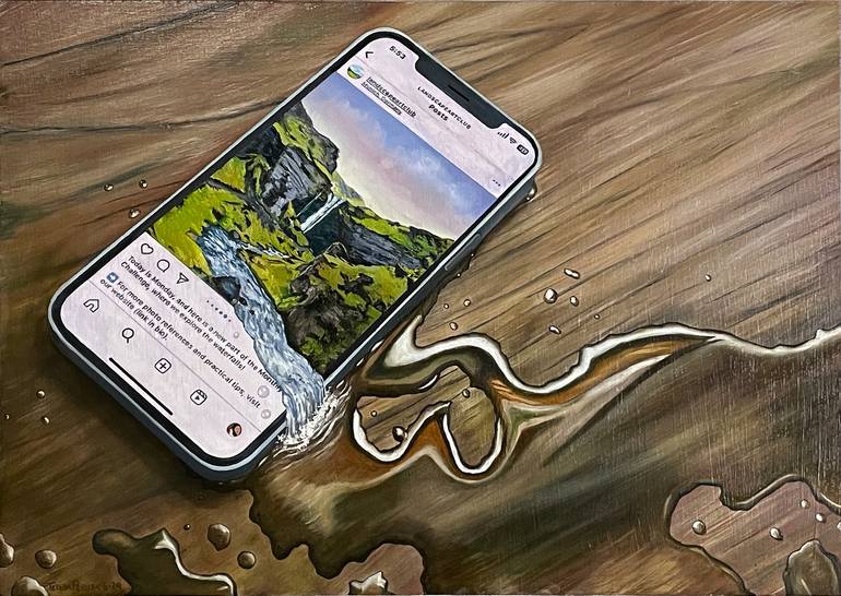 Overflow Painting by Teresa Pereira | Saatchi Art