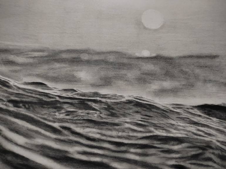 Seascape Drawing by Anushka Yadav | Saatchi Art