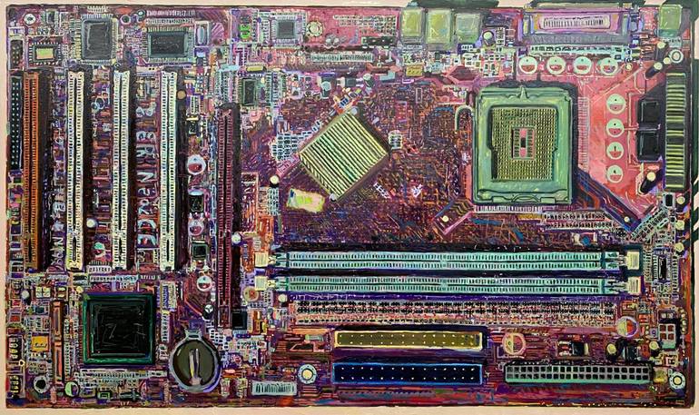 Matrix Painting by Petar Đorđević | Saatchi Art