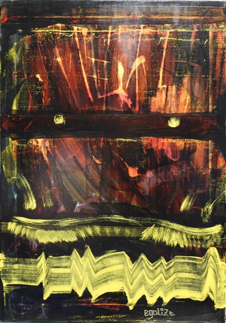 Sound Face Painting by Marvin Konecky | Saatchi Art