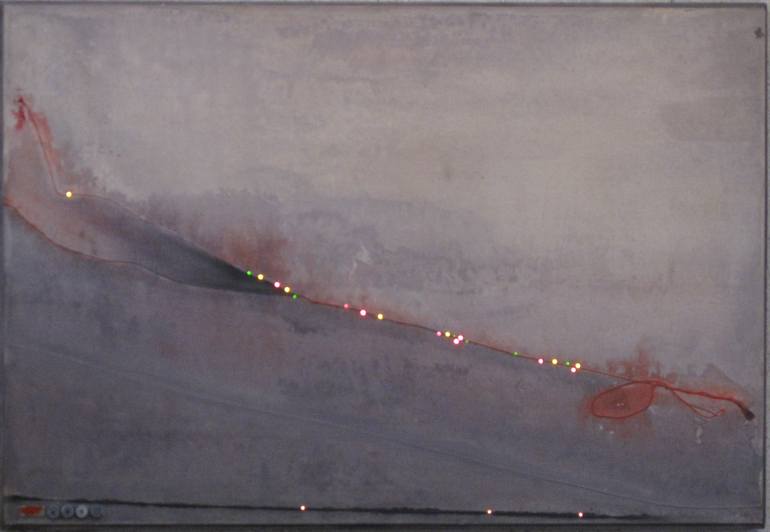 VOLCANO Painting by Riccardo Pedrotti | Saatchi Art