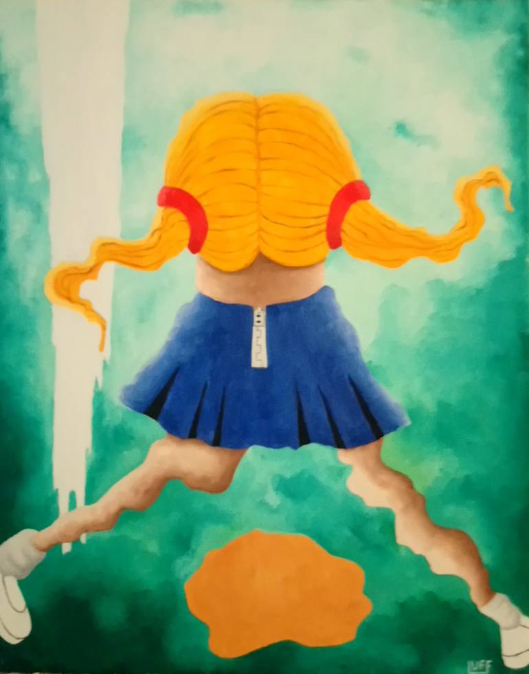 The Puddle Jumper Painting by Sam Luff | Saatchi Art