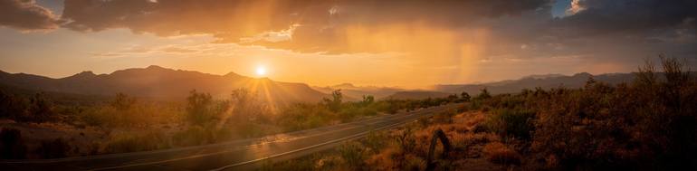 Sunset Road 2 Photography by Conrad Hunziker | Saatchi Art