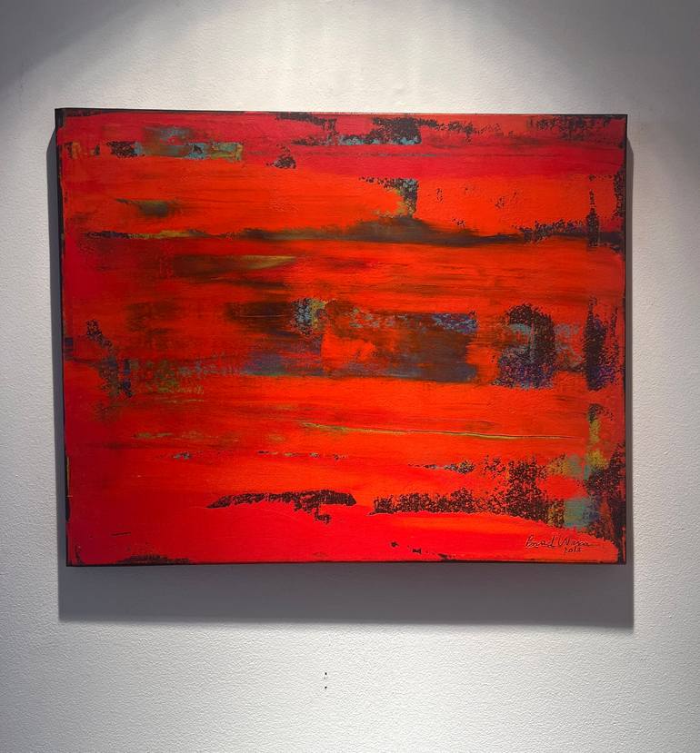 Simply Red Painting by Brad Warnaar | Saatchi Art