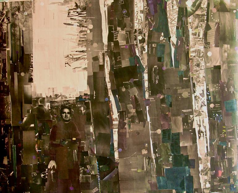 The black forrest Collage by Sandra Olivier | Saatchi Art