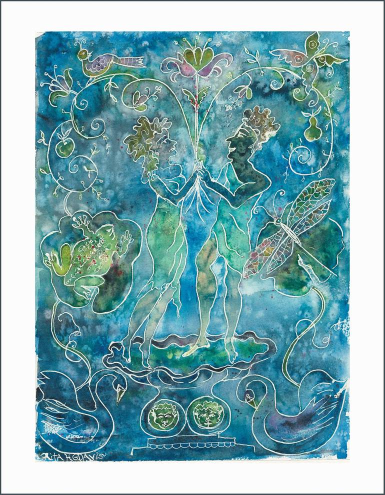 Paradiso Painting by Rita Hicks Gooding Davis | Saatchi Art