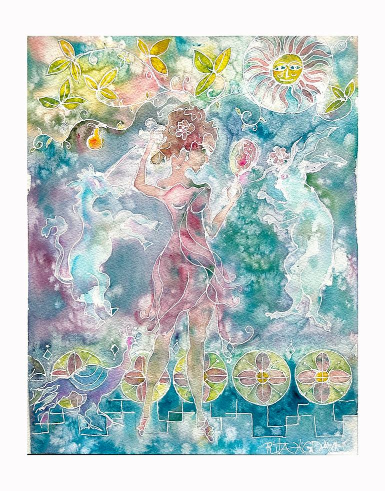 Lo Specchio Painting by Rita Hicks Gooding Davis | Saatchi Art