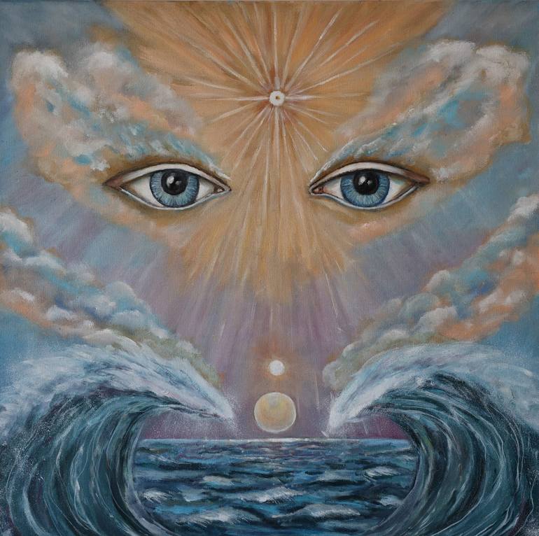 The Vision of the Ocean Painting by Tatiana Soul | Saatchi Art
