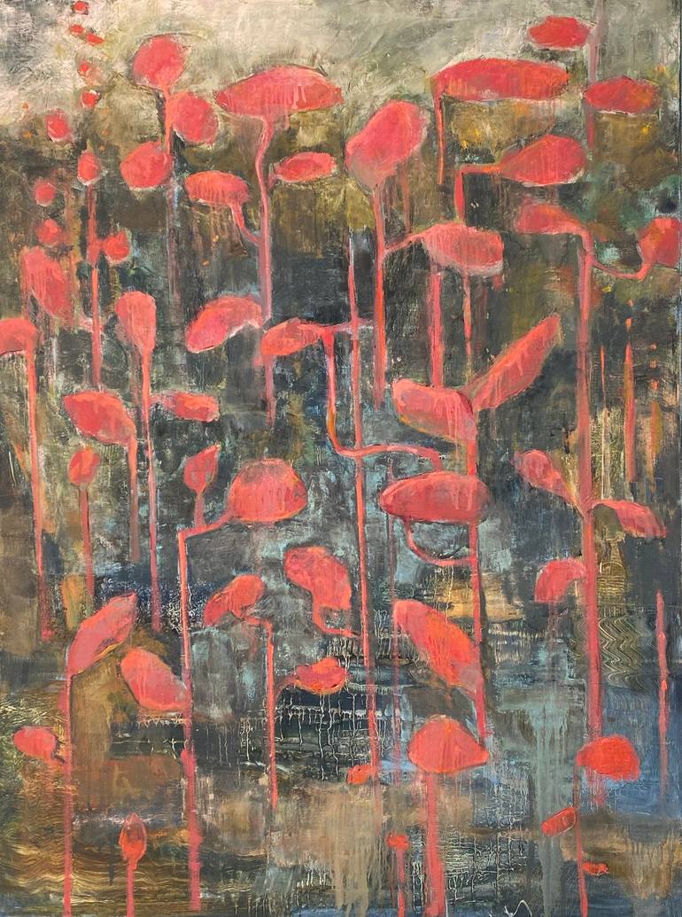 Melting in the Heat Painting by Stephanie Berry | Saatchi Art