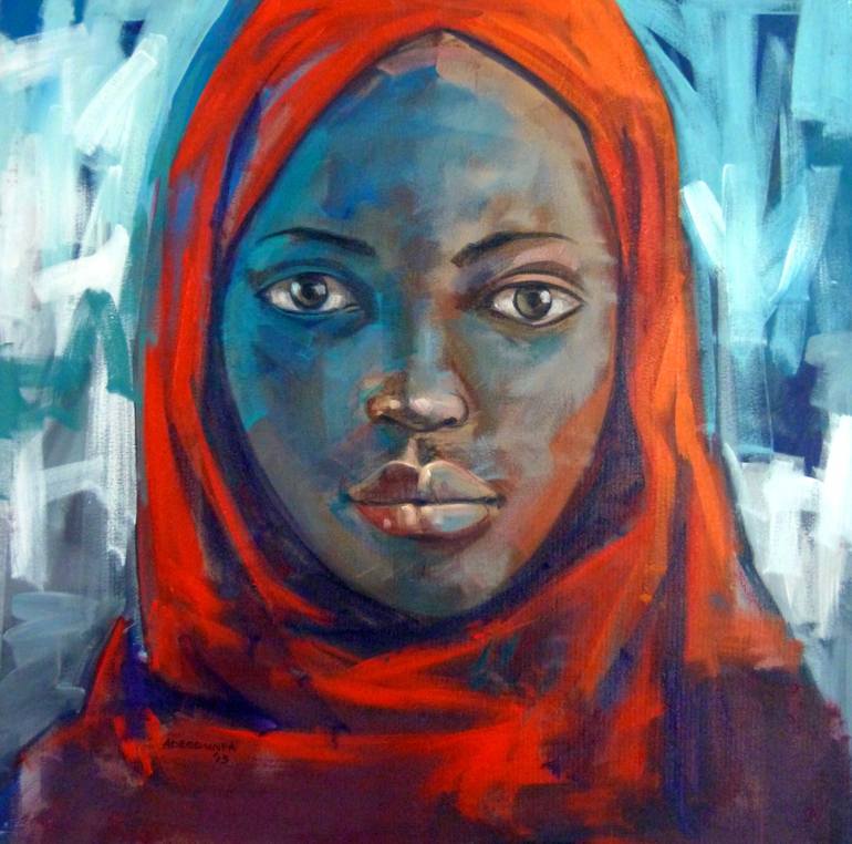 Veiled Strength Painting by Adeodunfa Art | Saatchi Art