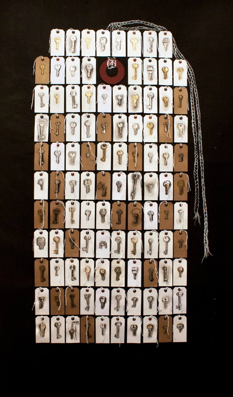 Labelled Lost Keys Drawing by Pearl Kinnear | Saatchi Art