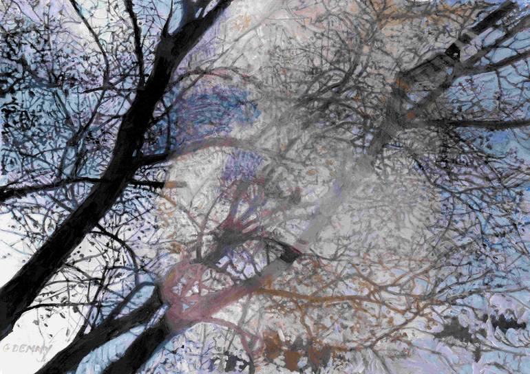 Eye in the Sky Painting by Gary Denny | Saatchi Art